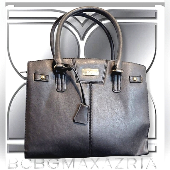 BCBG | Bags | Vintage Bcbg Luxury Tote Handbag With Gold Hardware ...